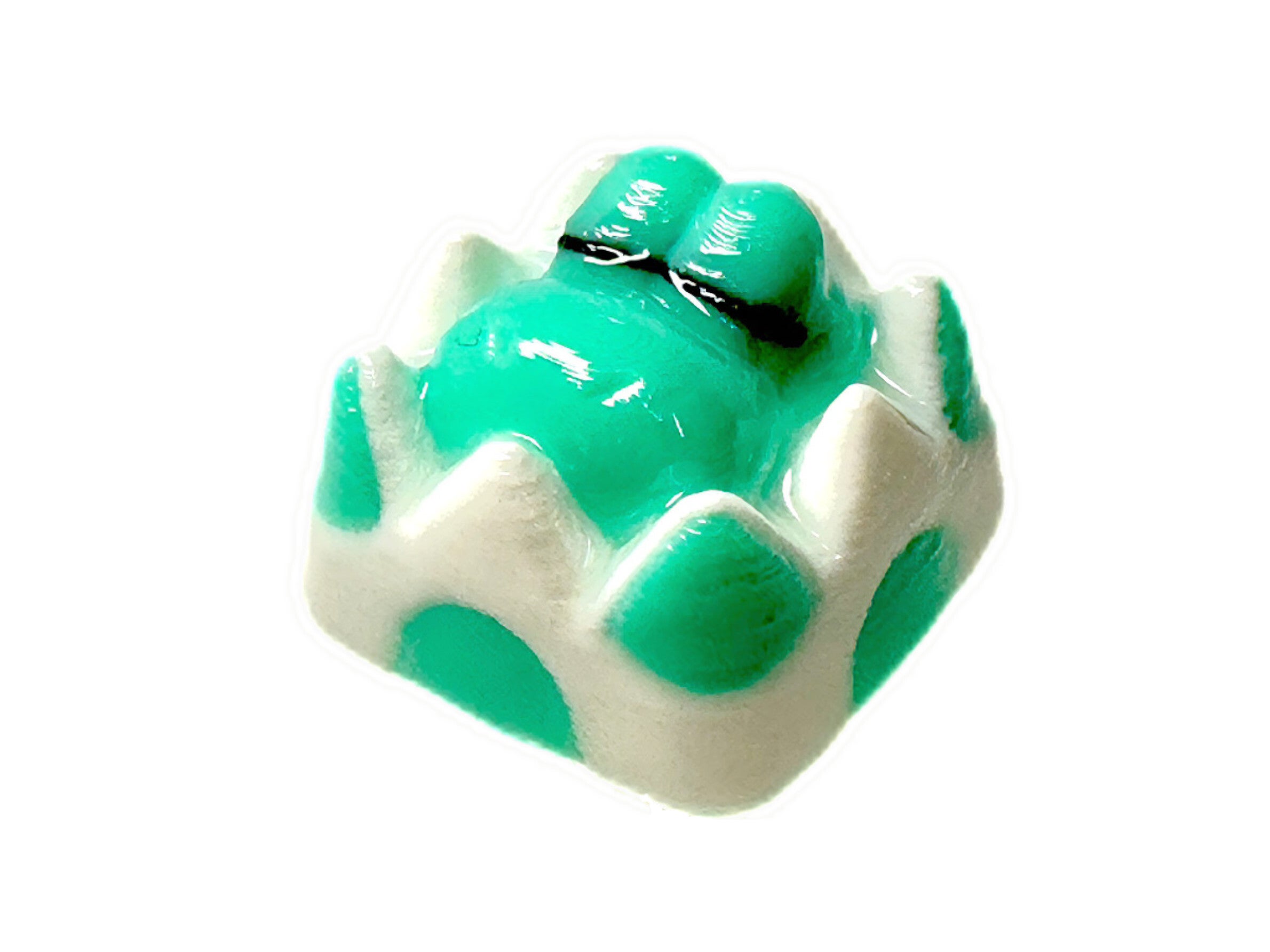 YOSHI keycap. Resin coated VIVID COLORS KEY CAPS | Gaming Mod Kits